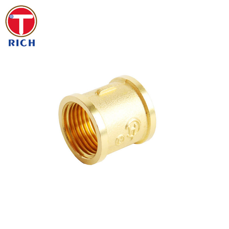 Threaded Pipe CNC Brass Parts Coupling Internal Thread Direct Internal ...