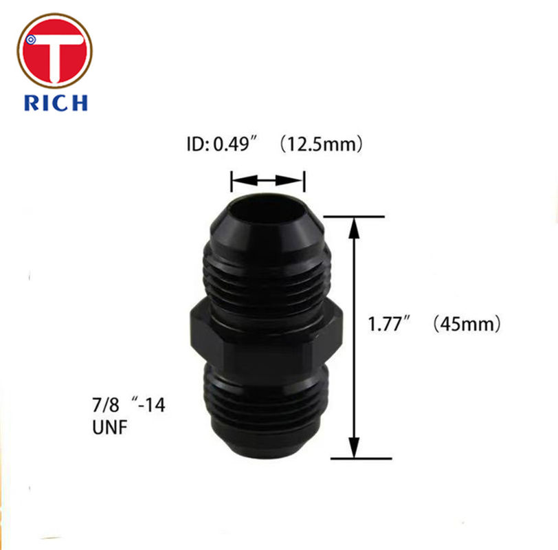 Threaded Pipe Adapter Double Headed Oil Pipe Joint Nut For Modified ...