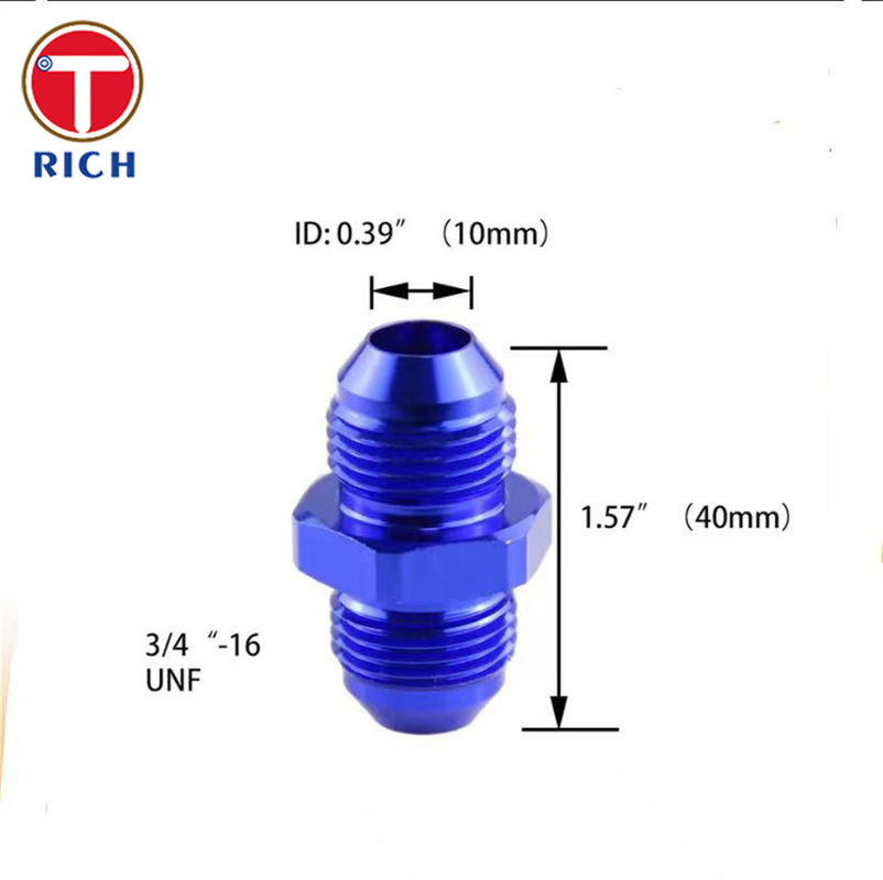 Threaded Pipe Adapter Double Headed Oil Pipe Joint Nut For Modified ...