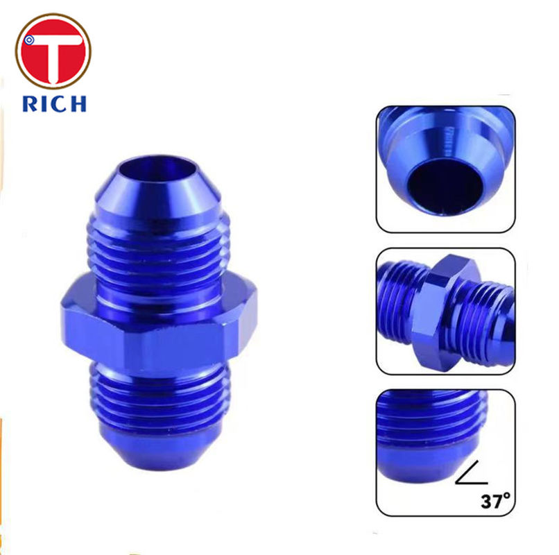 Threaded Pipe Adapter Double Headed Oil Pipe Joint Nut For Modified ...