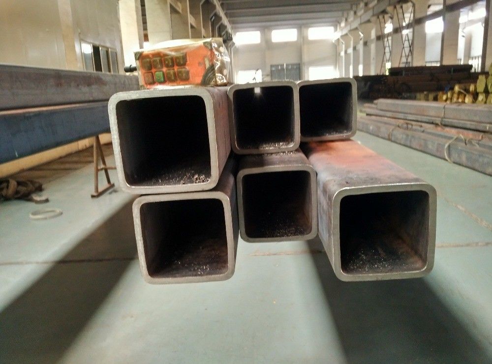 Square Hot Finished Structural Steel Tube 0.4 - 12mm Thickness DIN EN ...